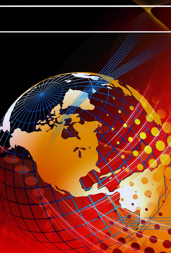 Global news background stock illustration. Illustration of earth - 10670894