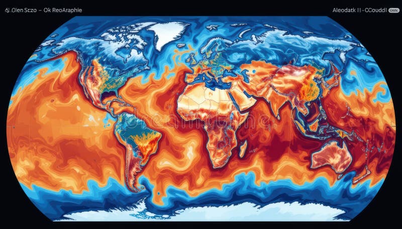 Ocean Temperature Map Stock Illustrations – 1,526 Ocean Temperature Map ...