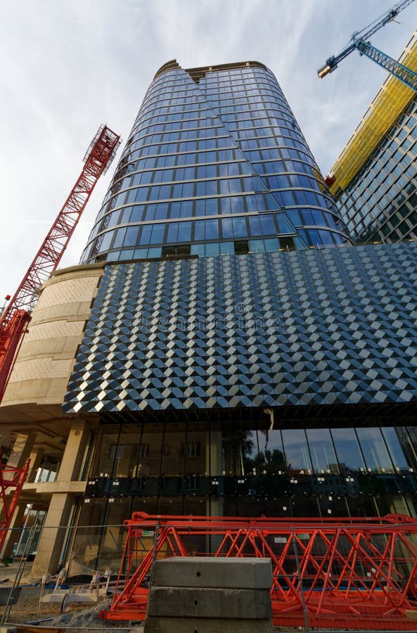 Global Office Park Under Construciton Editorial Photo - Image of office ...