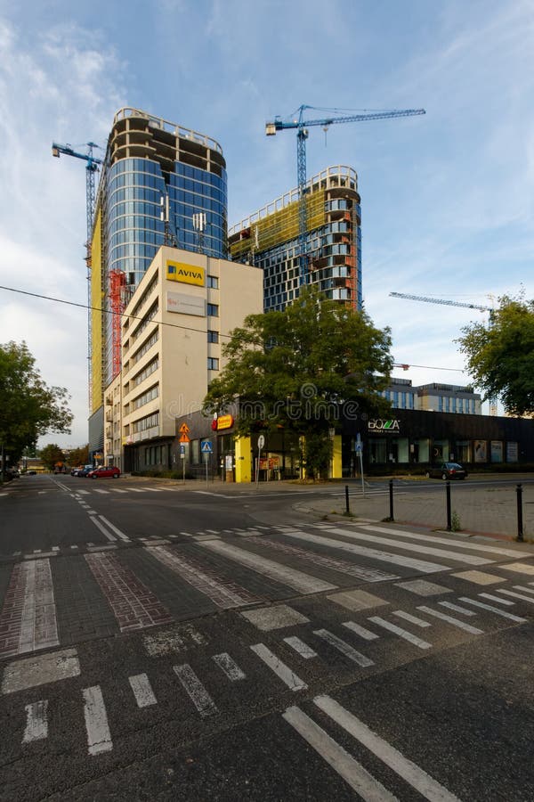 Global Office Park Under Construciton Editorial Image - Image of ...