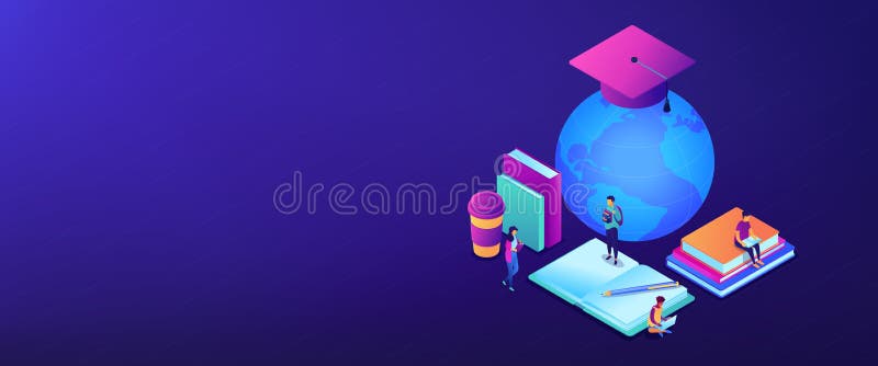 Online Learning for Seniors Concept Banner Header Stock Vector ...