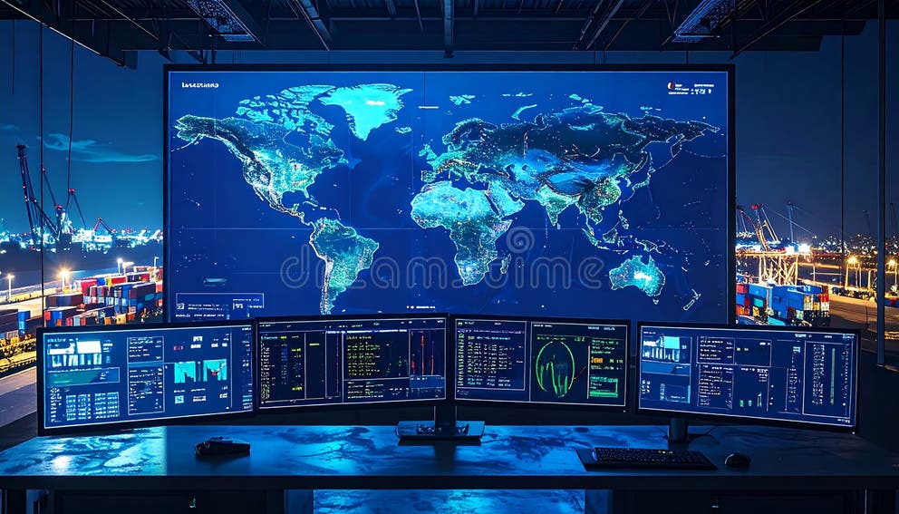 Data Center Development Logistics Stock Illustrations – 92 Data Center ...