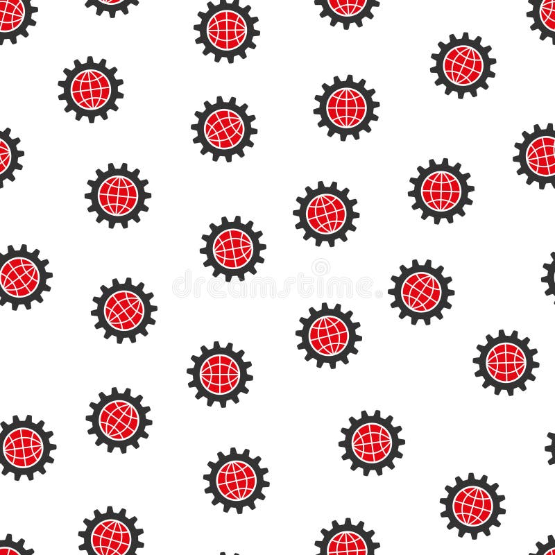 Global Options Flat Vector Seamless Pattern Stock Vector - Illustration ...