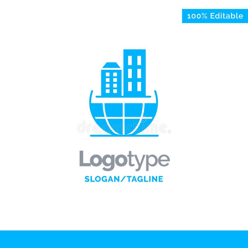 Global Organization, Architecture, Business, Sustainable Blue Solid ...