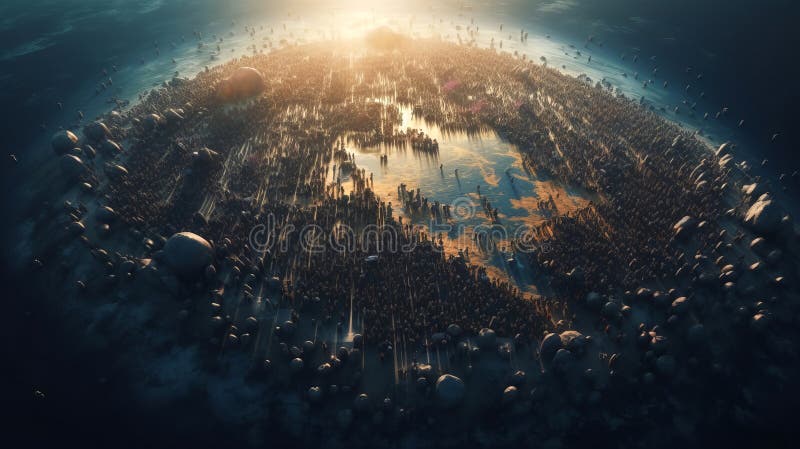 Earth Overpopulation Stock Illustrations – 318 Earth Overpopulation ...