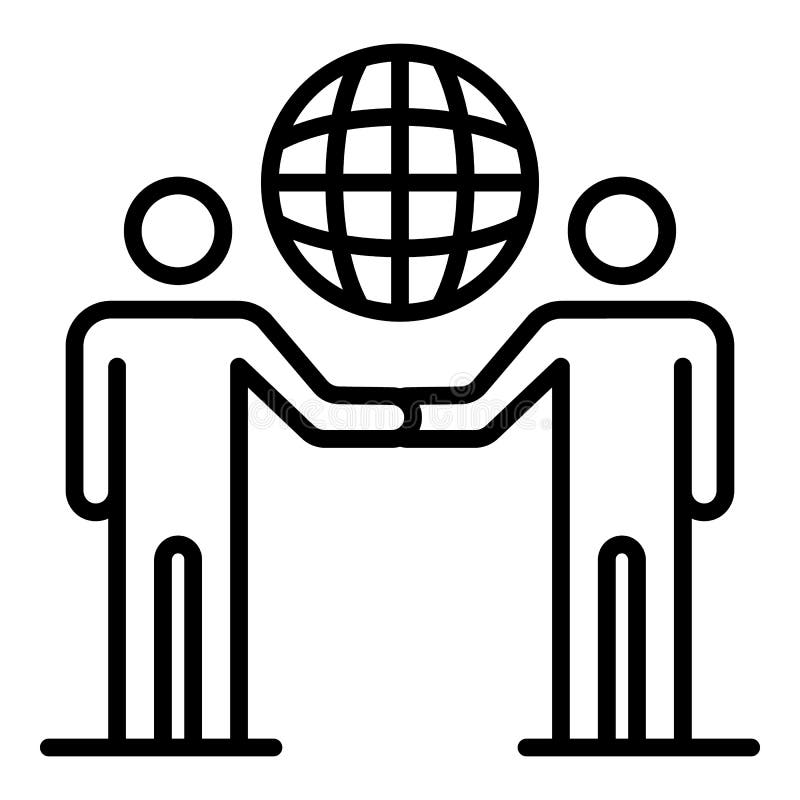 GLOBAL PARTNER Text on Green-black Lines Stamp Sign Stock Illustration ...