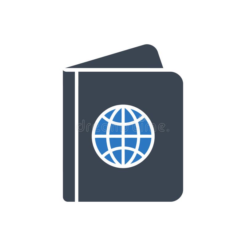 Global Passport Icon stock vector. Illustration of travel - 361528842