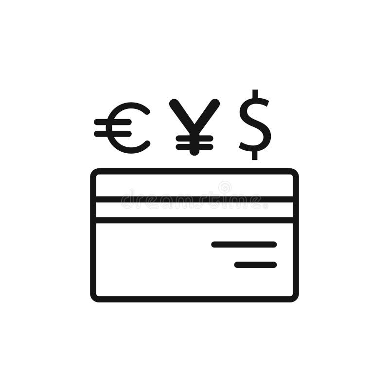 Global Payment Logo Sign Vector Outline Stock Vector - Illustration of ...