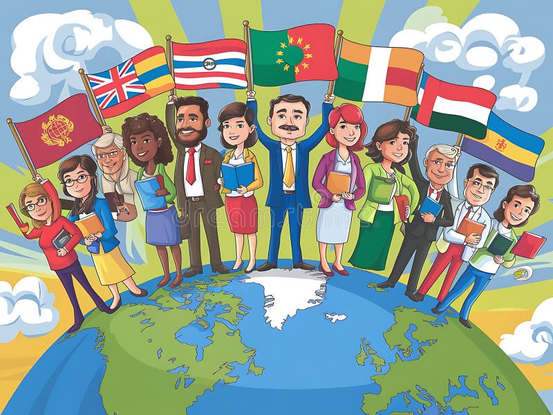 Multicultural Perspective Drawing Stock Illustrations – 28 ...