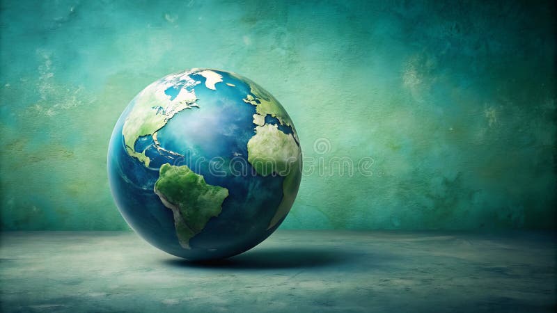 A Global Perspective a Textured Earth Model Rests on a Simple Surface ...