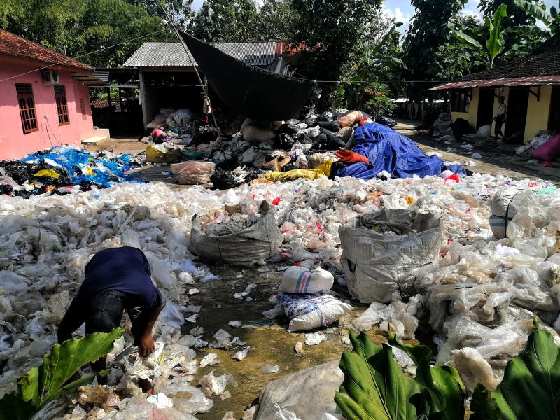 Garbage Sampah Trash Plastik Bag Rubbish Stock Photo - Image of sampah ...