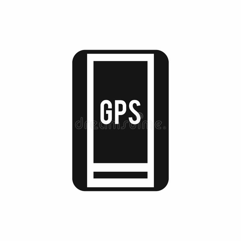 Global Positioning System Icon, Simple Style Stock Vector ...