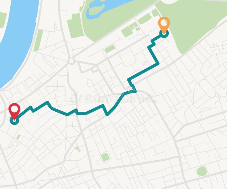 Global Positioning System Navigational Concept Stock Vector ...