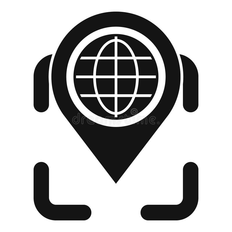 Global Positioning System Showing Location on a Map Stock Vector ...