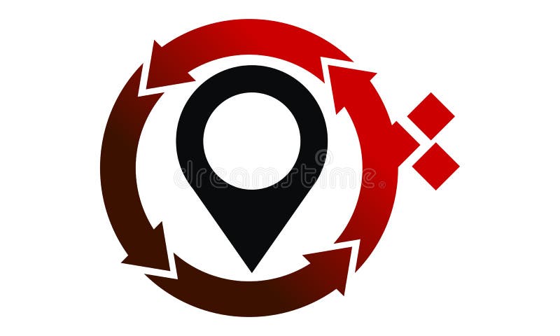 Global Positioning System Template Stock Vector - Illustration of ...