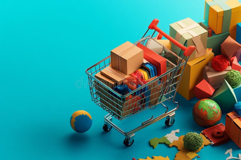 Global Product Launch Featured on an E-commerce Platform, with a Close ...