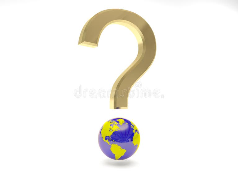Global question mark stock illustration. Illustration of decisions ...