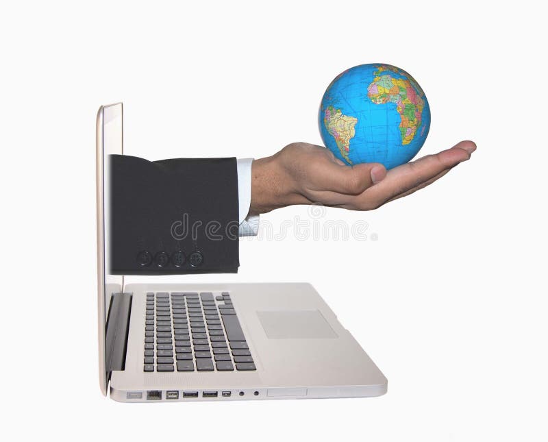 Global reach stock image. Image of globe, holding, present - 9030205