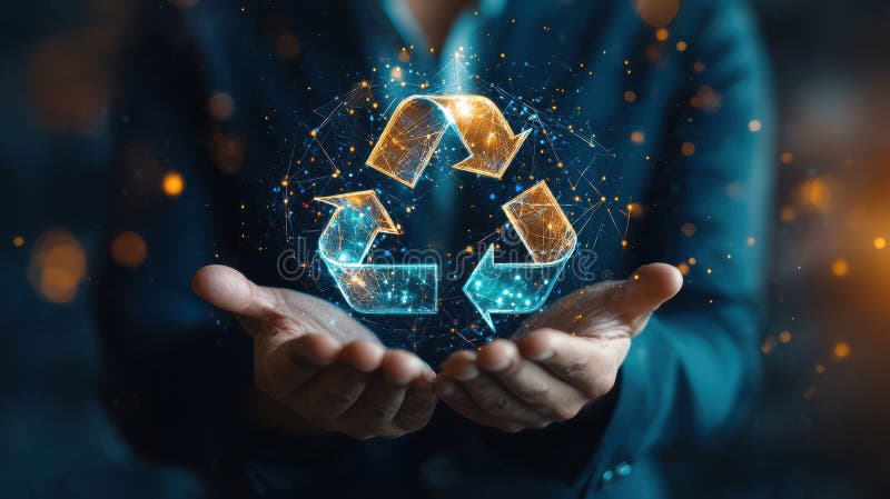 Global Recycling: Sustainable Future Concept Stock Illustration ... Global Recycling: Sustainable Future Concept Stock Illustration ...