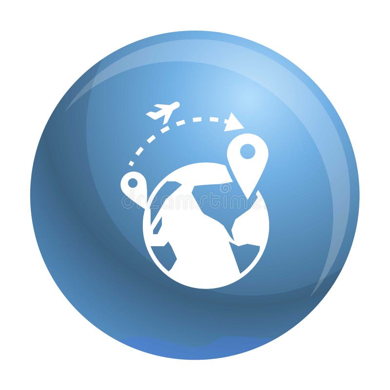 Global Migration Icon, Flat Style Stock Vector - Illustration of asylum ...