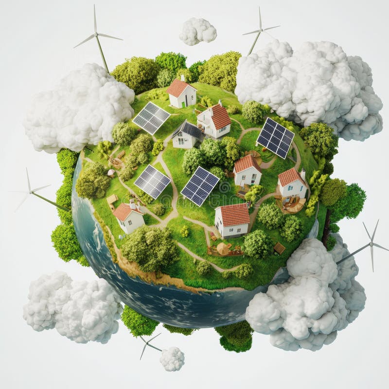 Global Renewable Energy - Contemporary Visual Depiction for ...