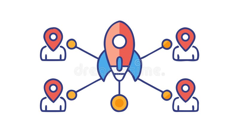 Global Rocket Network, Worldwide Space Launches, Vector Design ...