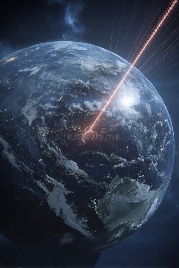 Global Satellite Network is Disrupted by Powerful Laser Beam in Space ...