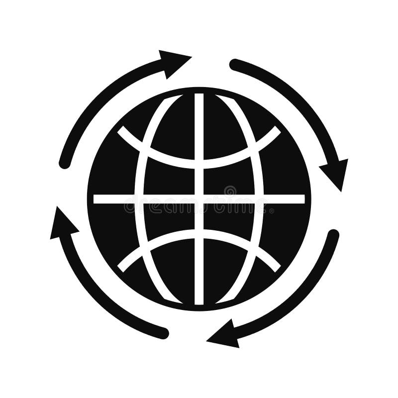 Global Save Energy Icon, Simple Style Stock Vector - Illustration of ...