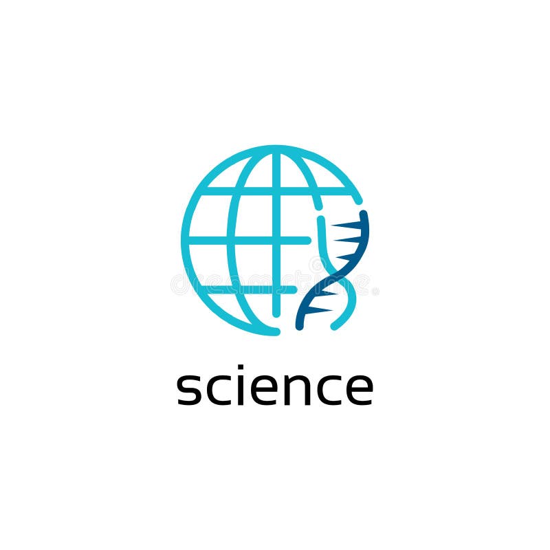 Global Science Illustration Logo Design Template Stock Vector ...