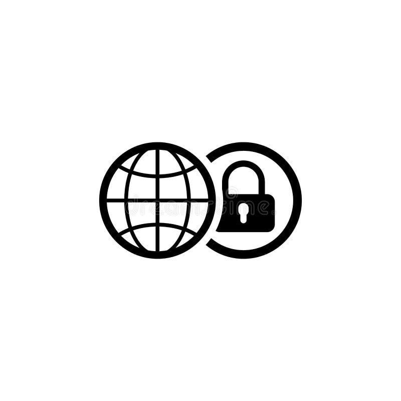 Global Security 3d Rendering Isometric Icon. Stock Vector ...