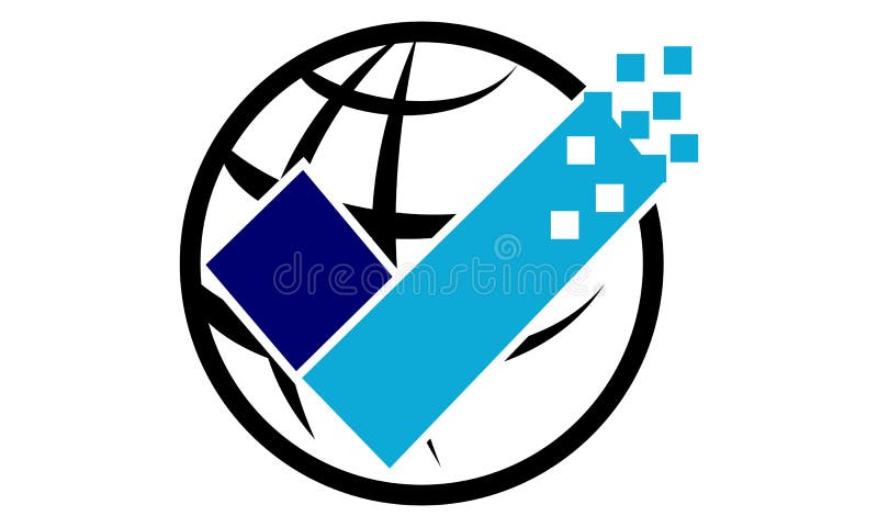 Global Security Logo Design Template Stock Vector - Illustration of ...