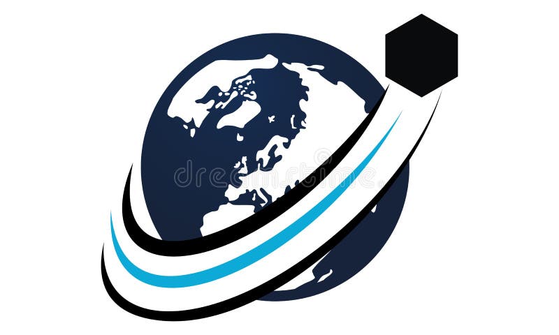 Global Shipping Logo Design Template Stock Vector - Illustration of ...