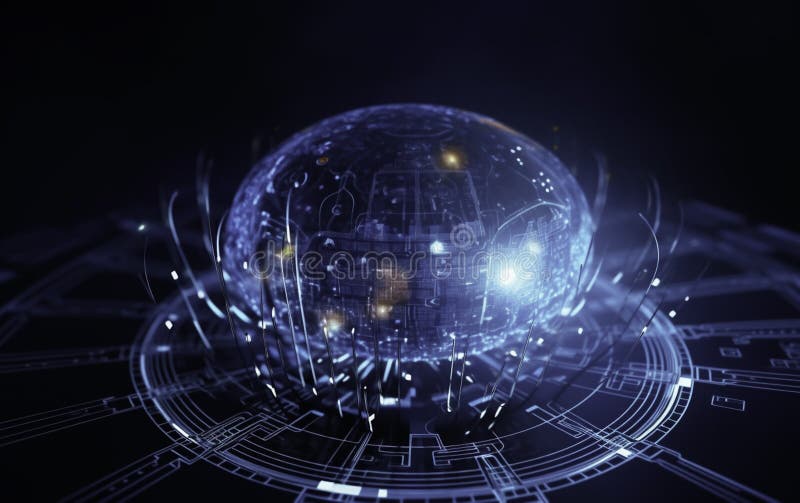 A Global Signal Connection Technology, Created Using Generative Ai ...