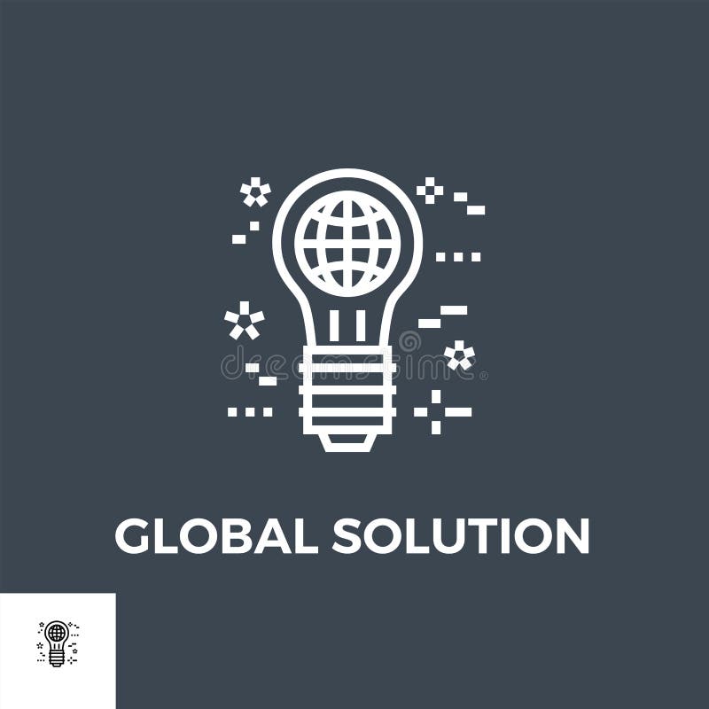 Global Solution Logo Design Template Stock Vector - Illustration of ...