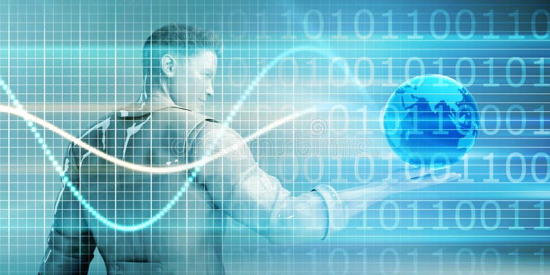 Evolving Technology Evolution Stock Illustration - Illustration of ...