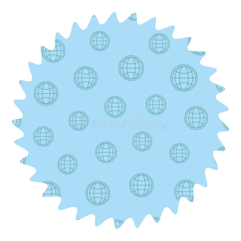 Global sphere round label stock vector. Illustration of sign - 145430928