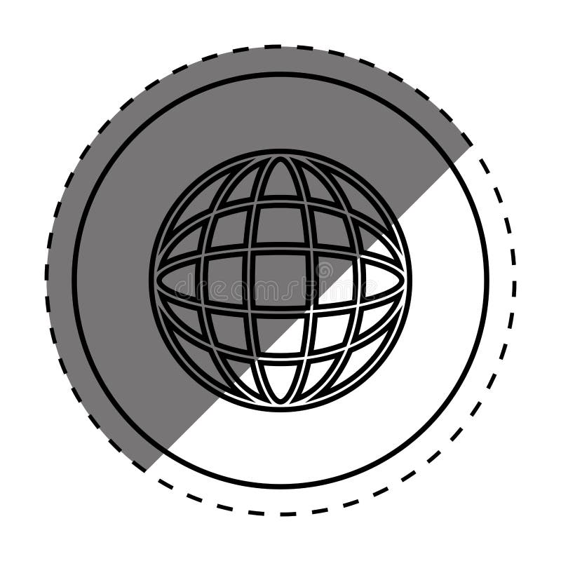 Global sphere symbol stock vector. Illustration of global - 82028802