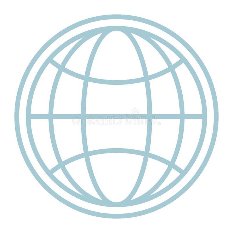 Global sphere symbol stock vector. Illustration of science - 144525885