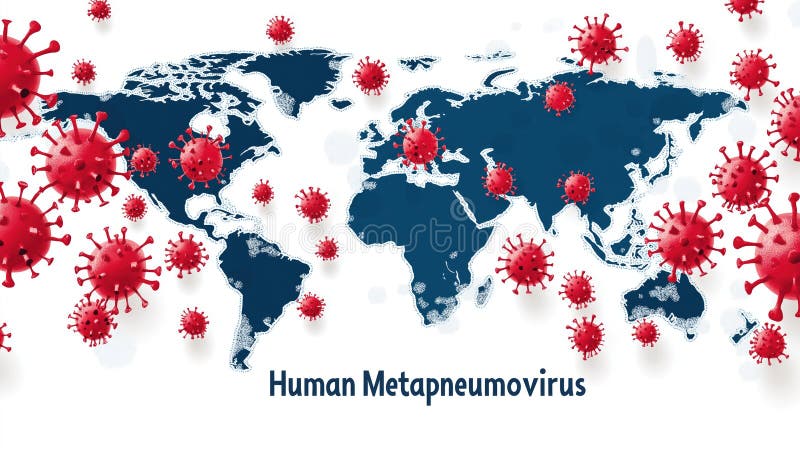 Global Spread Human Metapneumovirus Viral Impact World Map Stock Photos ...