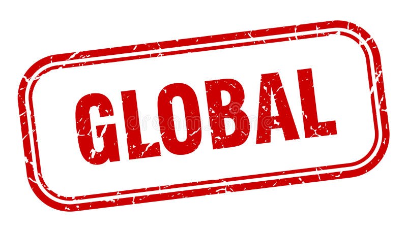 Global Sign. Global Grunge Stamp Stock Vector - Illustration of ...