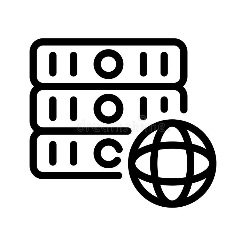 Global Storage icon stock vector. Illustration of beautiful - 384775025