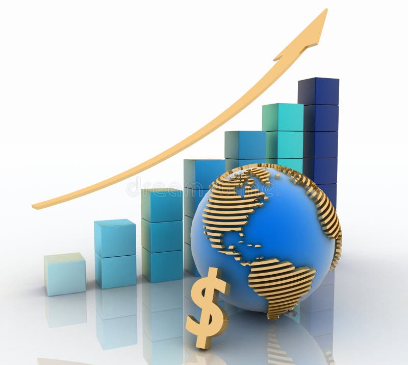 Global success concept stock illustration. Illustration of growth ...