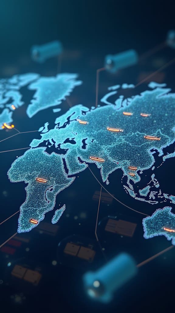 Global Supply Chain Visualization with Digital Holograms Overlaying ...