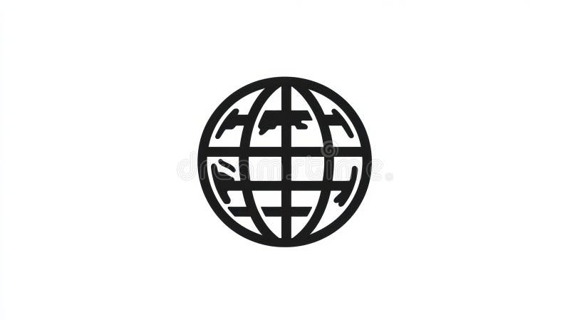 Global Symbol Representing Connectivity and International Collaboration ...