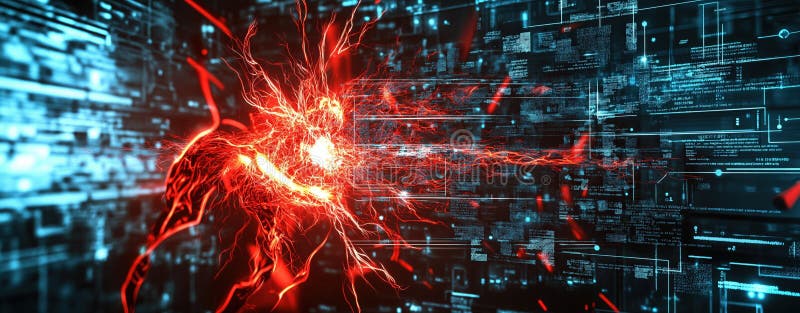 Global System Failure with Red Data Streams and Digital Glitch ...