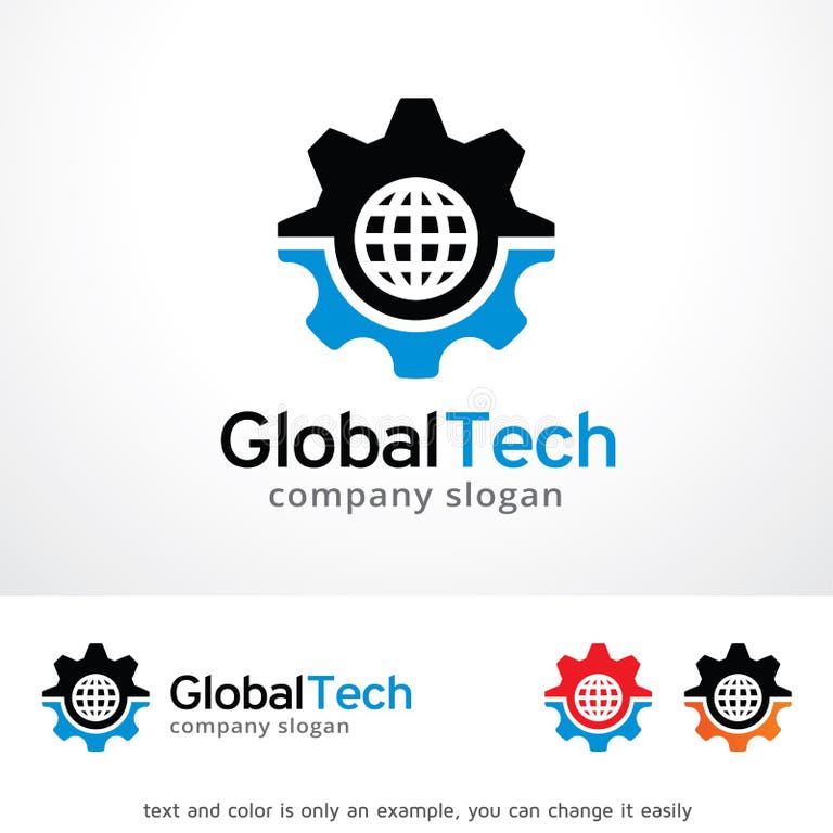 Global Tech Logo Template Design Vector, Emblem, Design Concept ...
