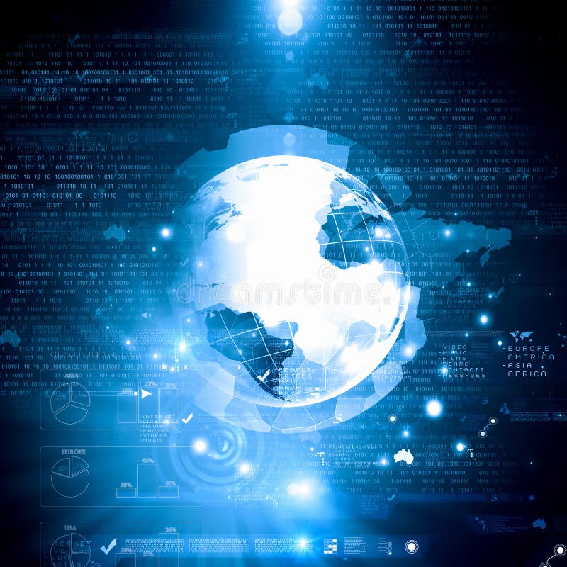 Global technologies stock illustration. Illustration of earth - 60133055