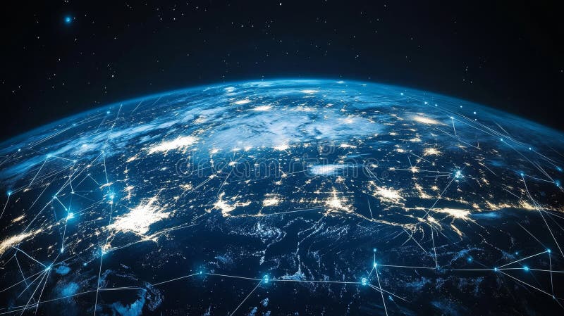 Global Technology Connections Network and Data Exchange Visualization ...