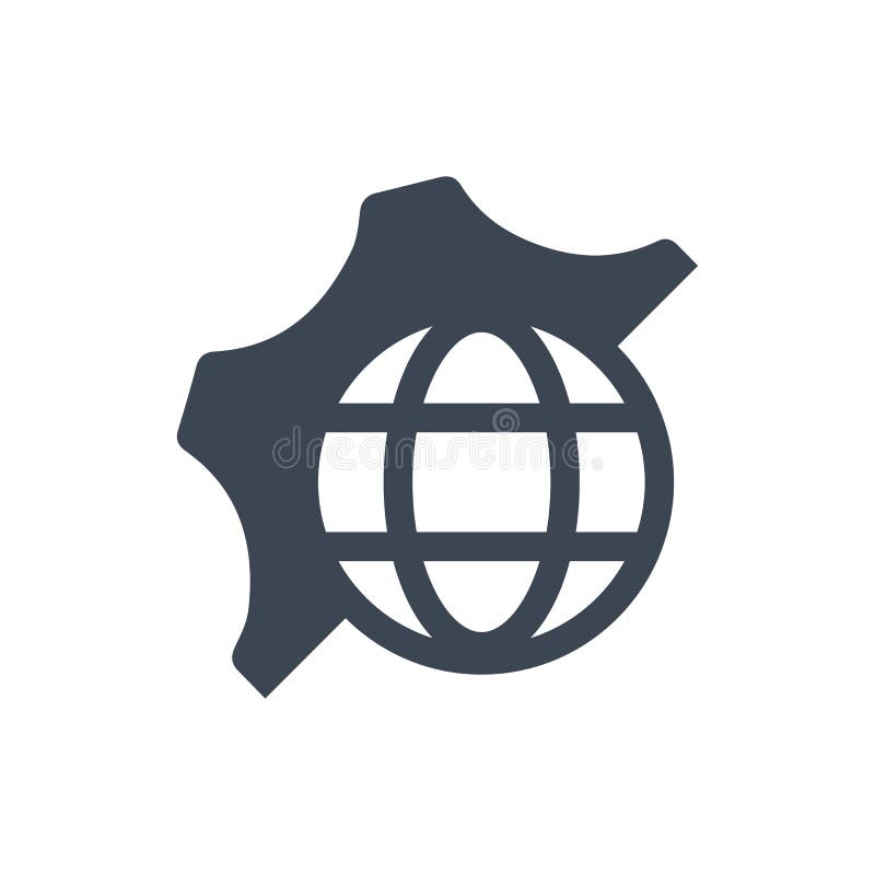 Global Engineering Icon stock vector. Illustration of worldwide - 97840717