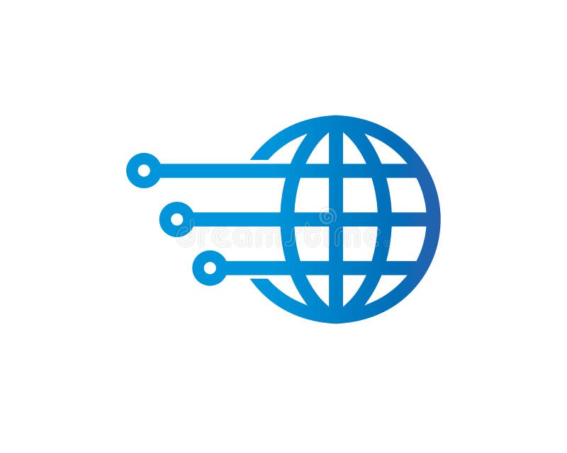 Global Technology Logo Template Design Vector, Emblem, Design Concept ...